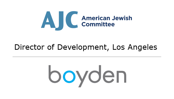 Director of Development, Los Angeles, American Jewish Committee - Boyden