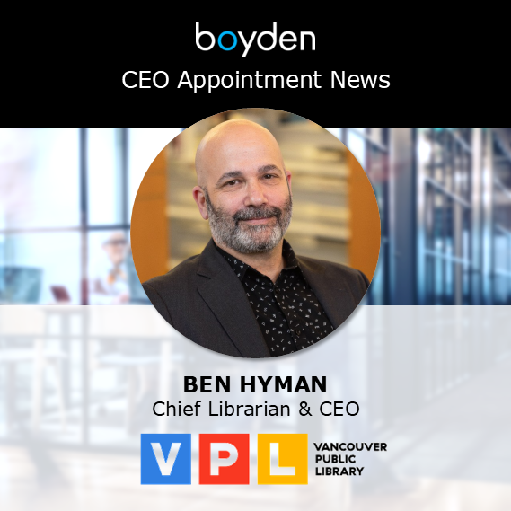 Vancouver Public Library Welcomes New Chief Librarian & CEO - Búsqueda de Directivos - Boyden