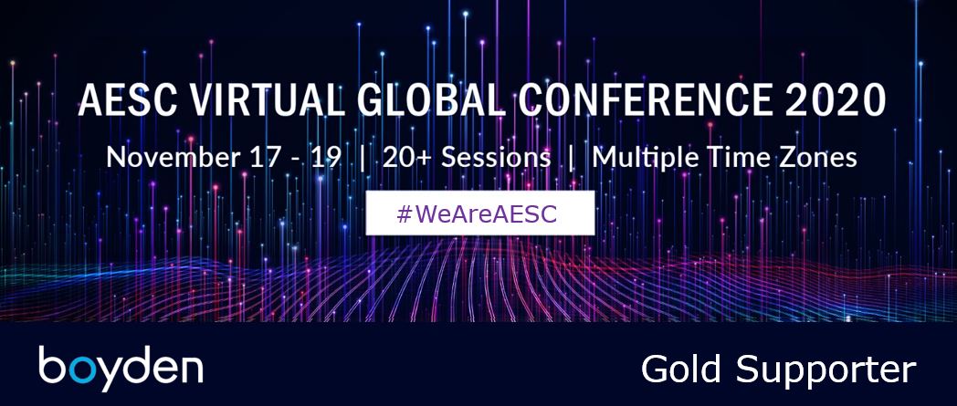 AESC Virtual Global Conference #WeAreAESC - Executive Search - Boyden