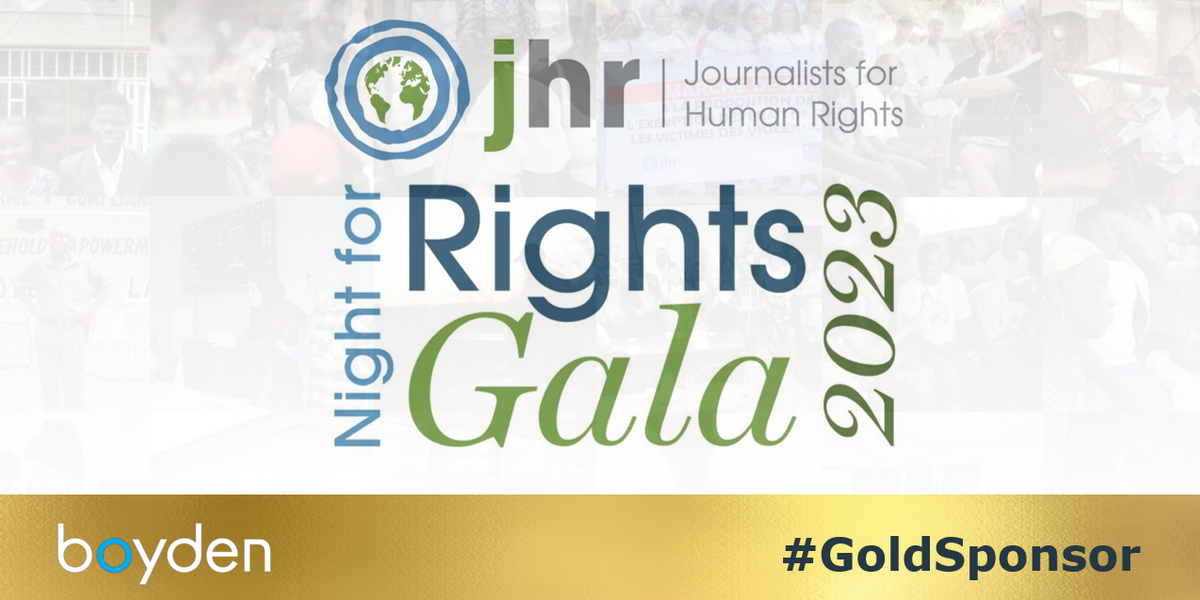 Boyden is proud to join as Gold Sponsor of Journalists for Human Rights ...