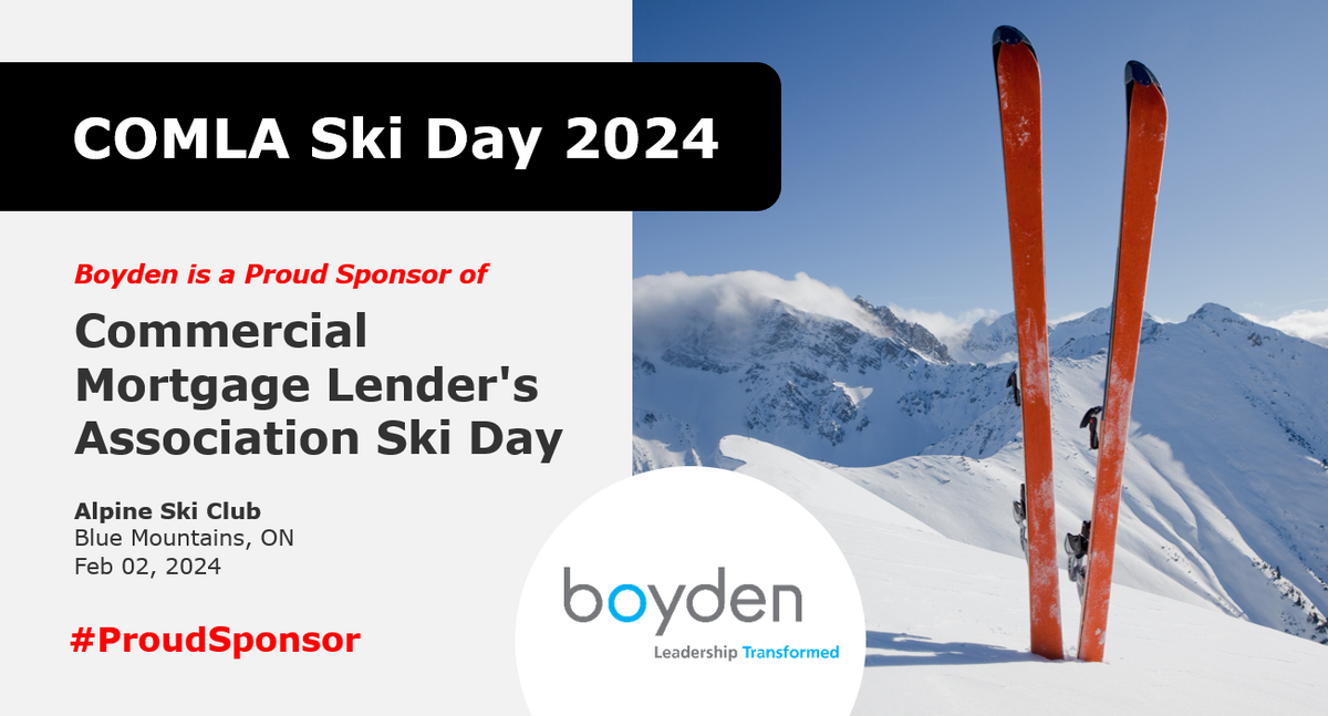 Boyden is proud to join as Sponsor of COMLA Ski Day 2024 - Executive ...