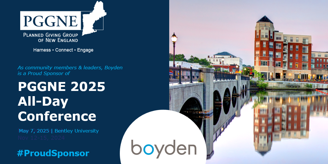 Boyden Joins as Sponsor of 2025 Planned Giving Group of New England ...