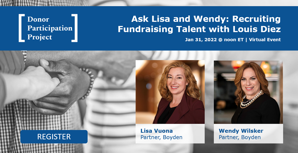 Boyden's Lisa Vuona and Wendy Wilsker Join Louis Diez of Donor ...