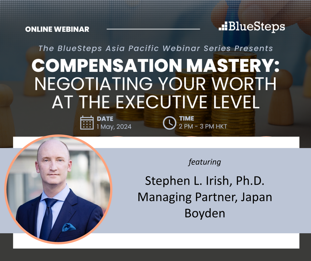 Compensation Mastery: Negotiating Your Worth at the Executive Level - A BlueSteps Webinar ...