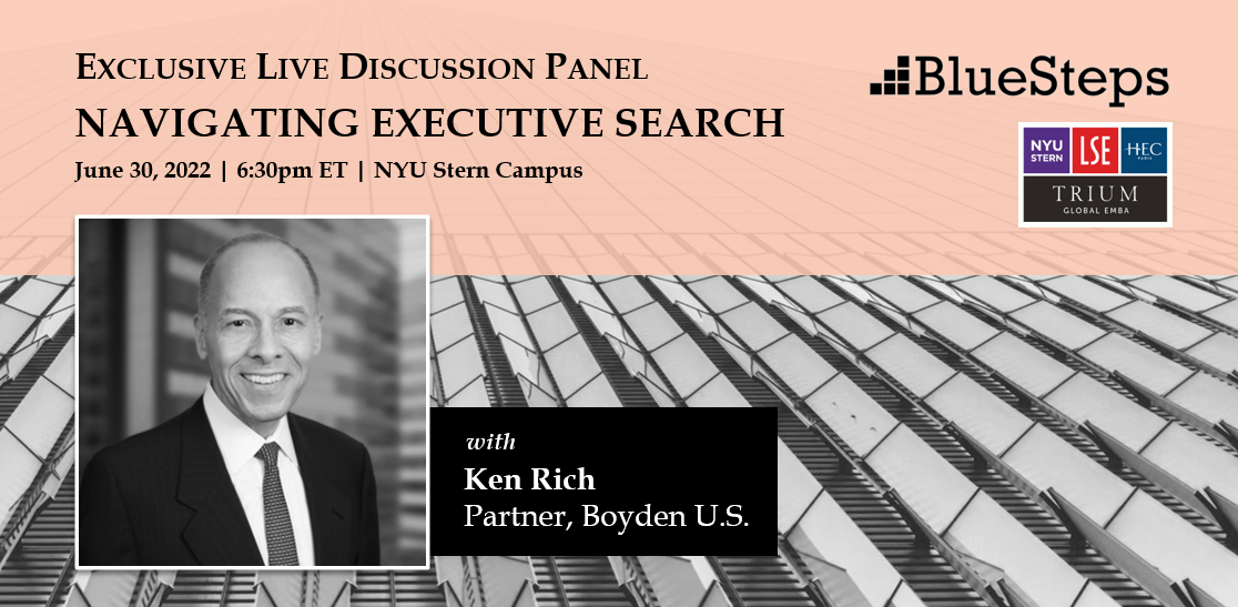 Navigating Executive Search - A BlueSteps Exclusive Live Discussion ...