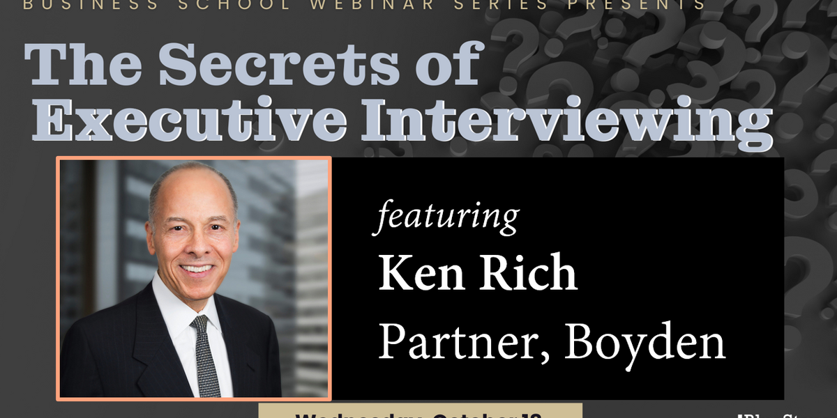 The Secrets of Executive Interviewing - A BlueSteps Webinar featuring ...