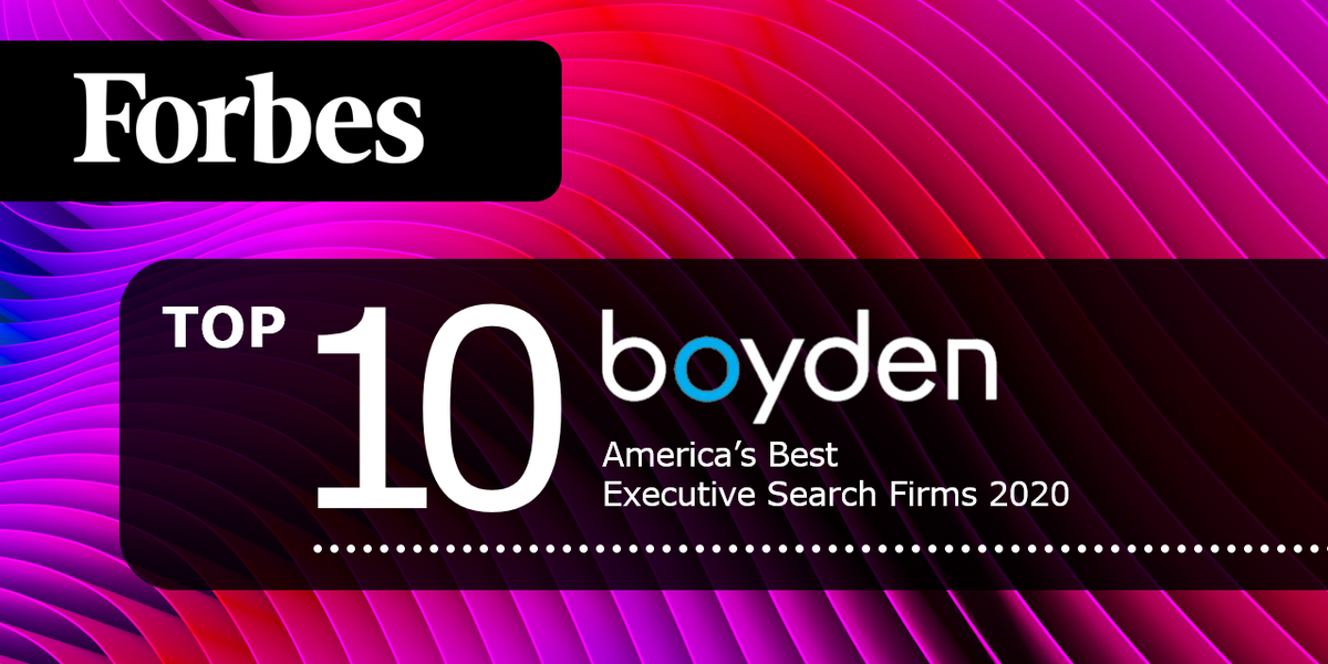 Forbes Ranks Boyden in Top 10 of Executive Search for Fourth ...