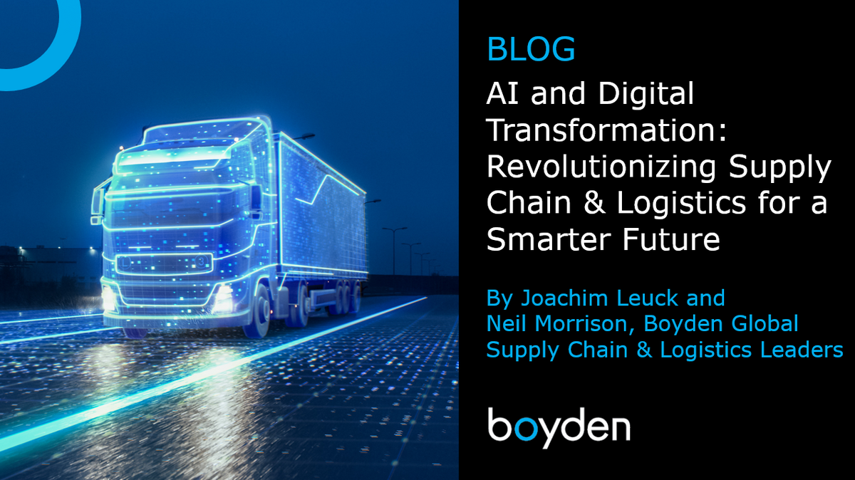 AI and Digital Transformation: Revolutionizing Supply Chain & Logistics for a Smarter Future ...