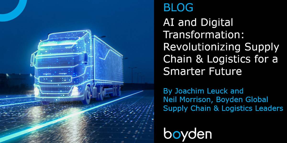 AI and Digital Transformation: Revolutionizing Supply Chain & Logistics ...