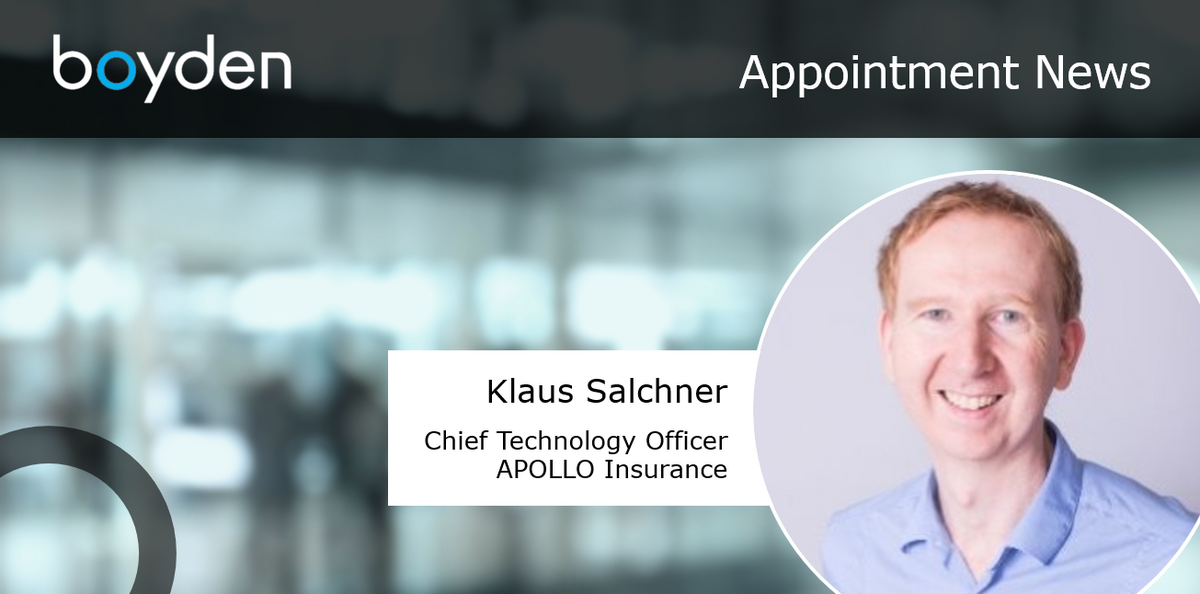APOLLO welcomes new Chief Technology Officer - Executive Search - Boyden