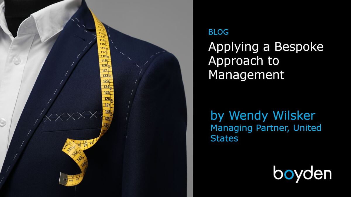 Applying a Bespoke Approach to Management - Executive Search - Boyden