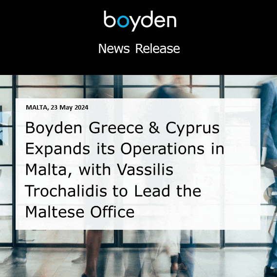 Boyden Greece & Cyprus Expands its Operations in Malta, with Vassilis ...