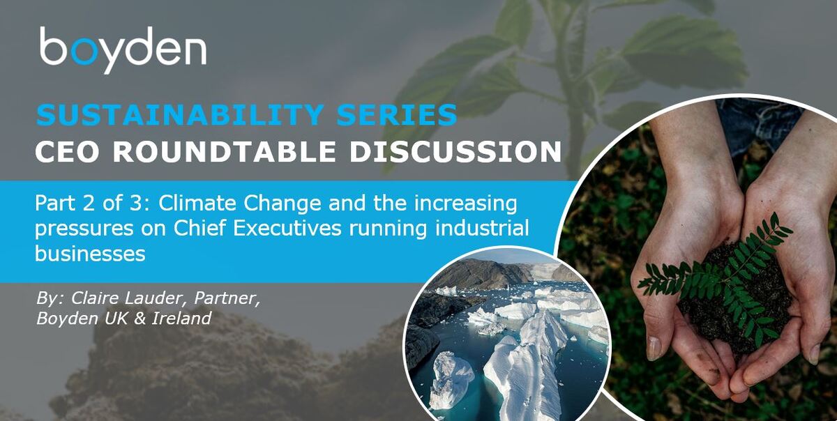 Boyden Sustainability Series 2nd Event - CEO Roundtable Discussion ...