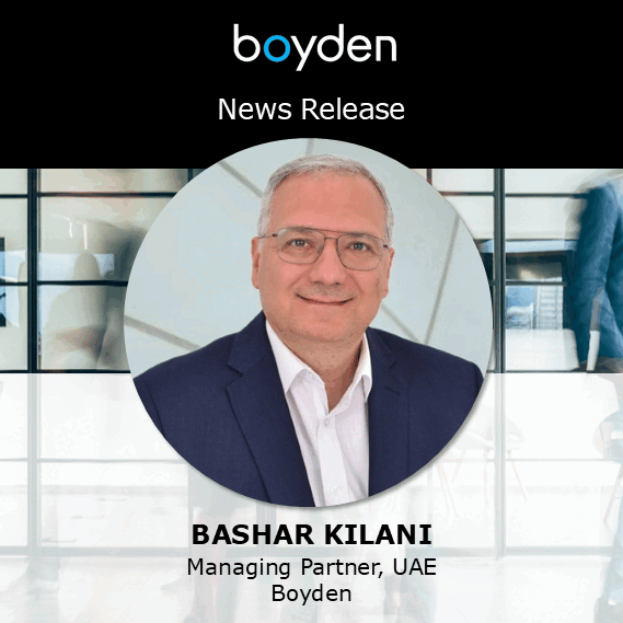 Boyden UAE Appoints Bashar Kilani as Managing Partner - Boyden ...