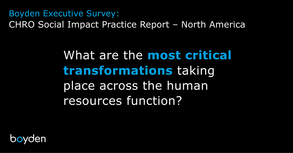 CHRO Social Impact Practice Report – North America - Executive Search ...