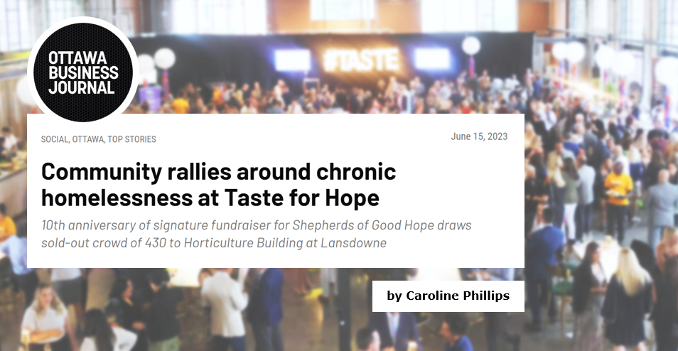 Community rallies around chronic homelessness at Taste for Hope ...