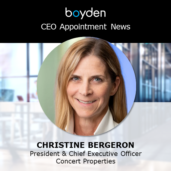 Concert Properties Appoints New President and CEO - Executive Search ...