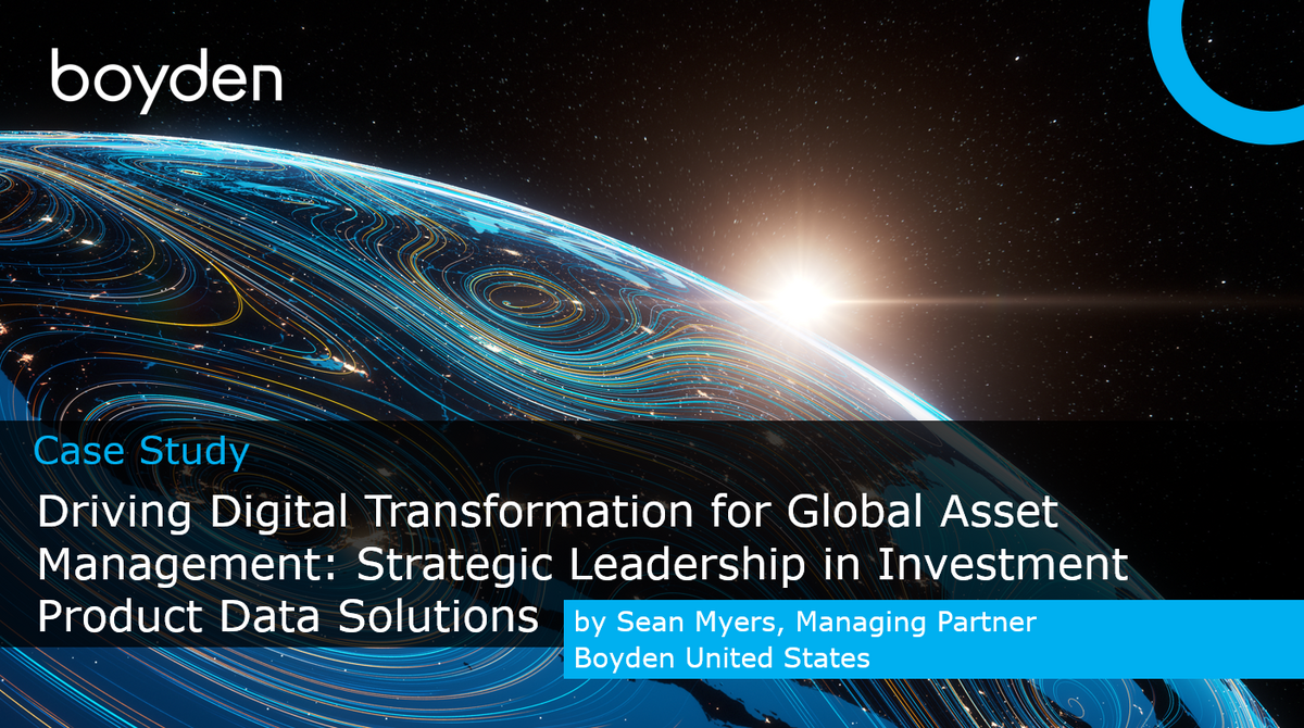 Driving Digital Transformation for Global Asset Management: Strategic ...