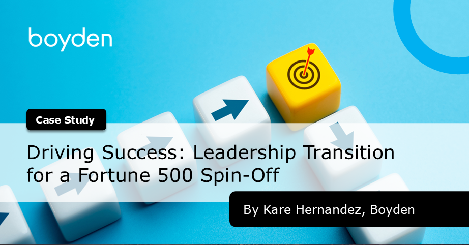 Driving Success: Leadership Transition for a Fortune 500 Spin-Off ...