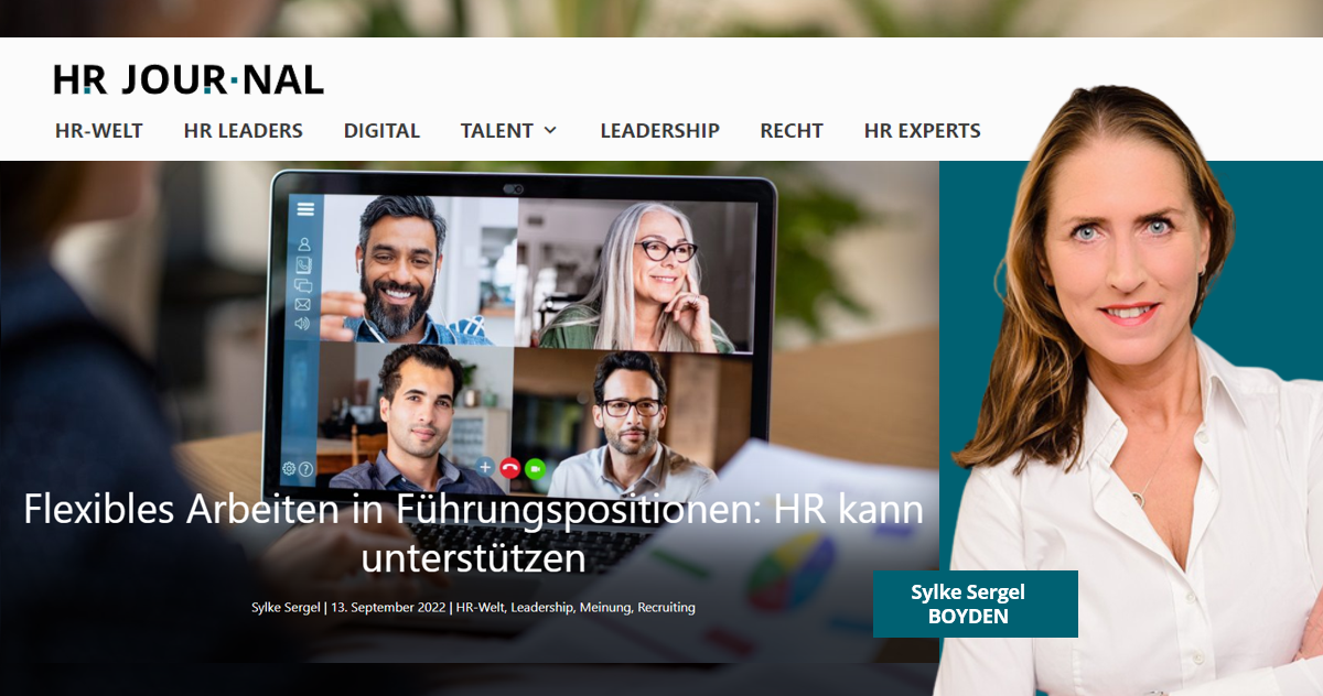 Flexibles Arbeiten in Führungspositionen: HR kann unterstützen - Executive Search - Boyden