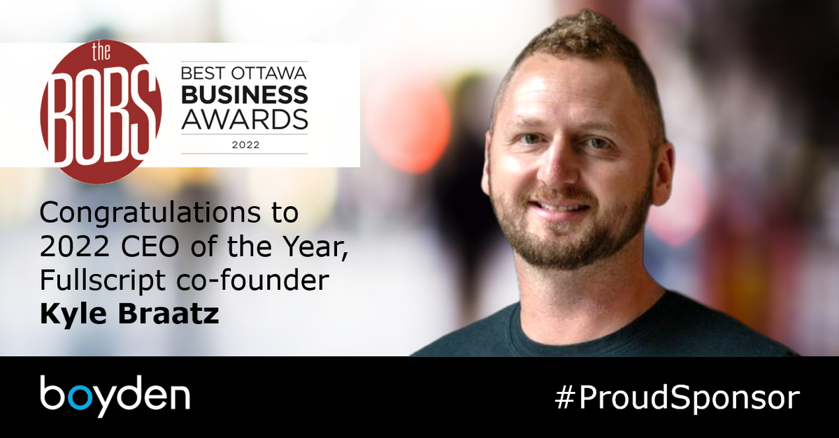 Fullscript co-founder Kyle Braatz named Ottawa's 2022 CEO of the Year ...