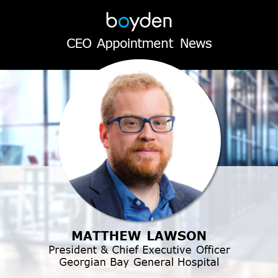 GBGH announces new president and CEO - Executive Search - Boyden