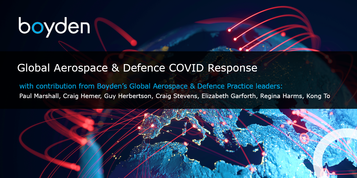 Global Aerospace & Defence COVID Response - Executive Search - Boyden