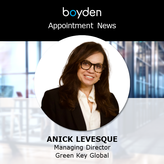 Green Key Global Announces New Managing Director - Boyden
