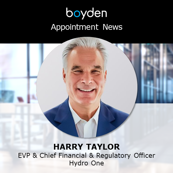 Hydro One Announces New Executive Vice President and Chief Financial ...