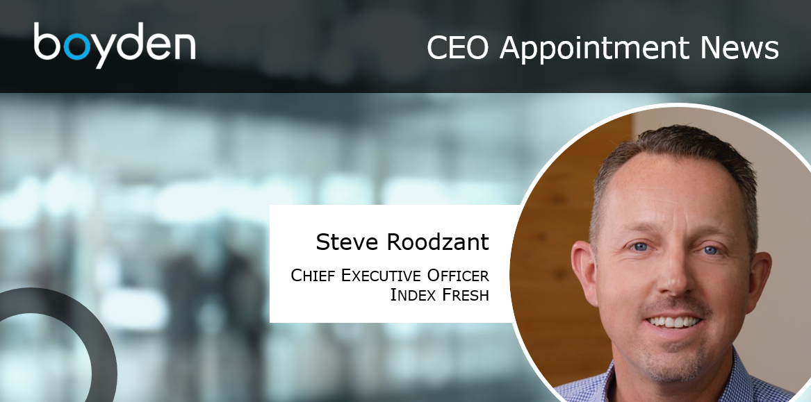 Index Fresh announces new Chief Executive Officer - Executive Search ...