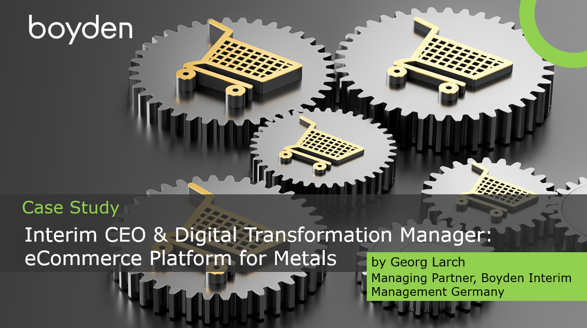 Interim CEO & Digital Transformation Manager: eCommerce platform for ...