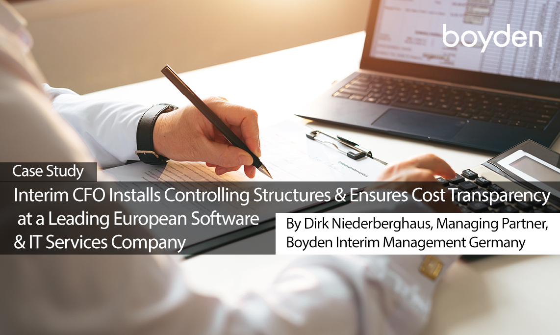 Interim CFO Installs Controlling Structures and Ensures Cost ...