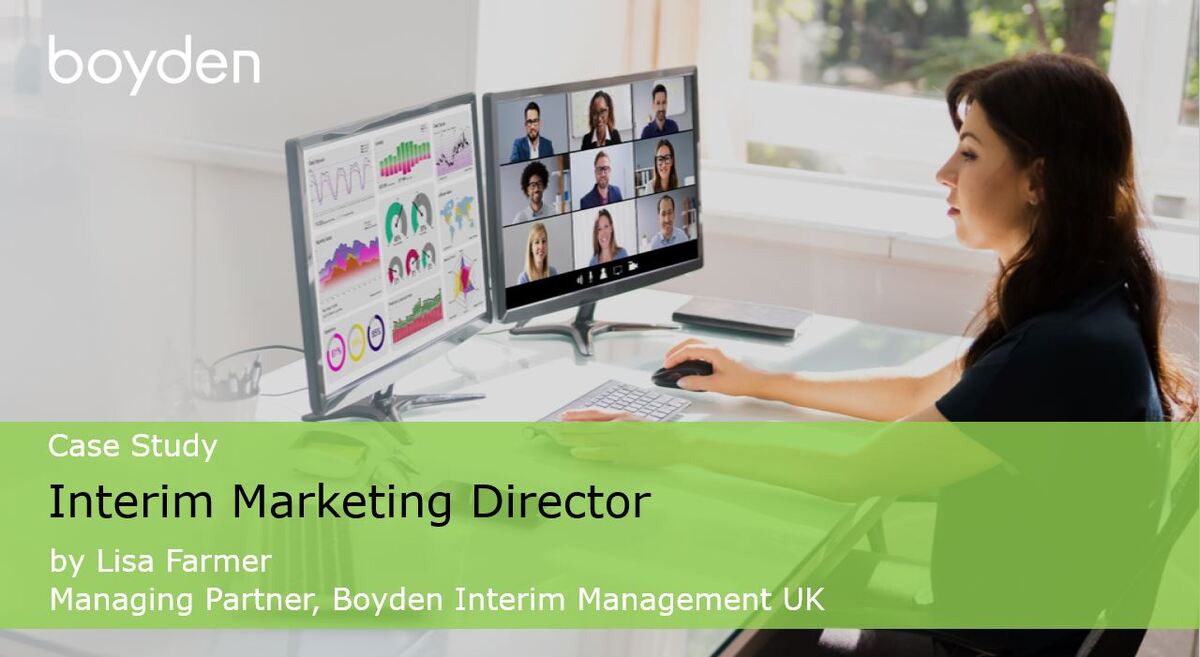 Interim Marketing Director | Interim Management - Interim Management - Boyden
