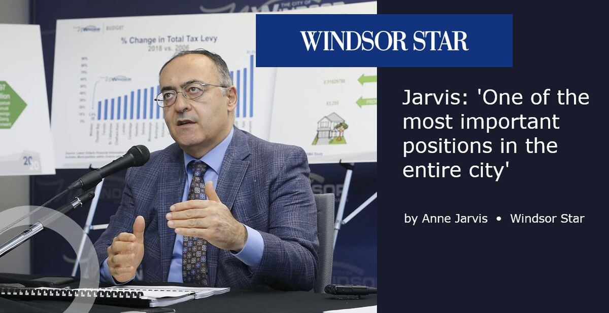 Jarvis: 'One of the most important positions in the entire city ...