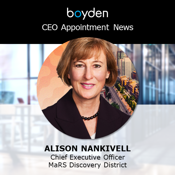 MaRS Discovery District Announces New CEO - Executive Search - Boyden