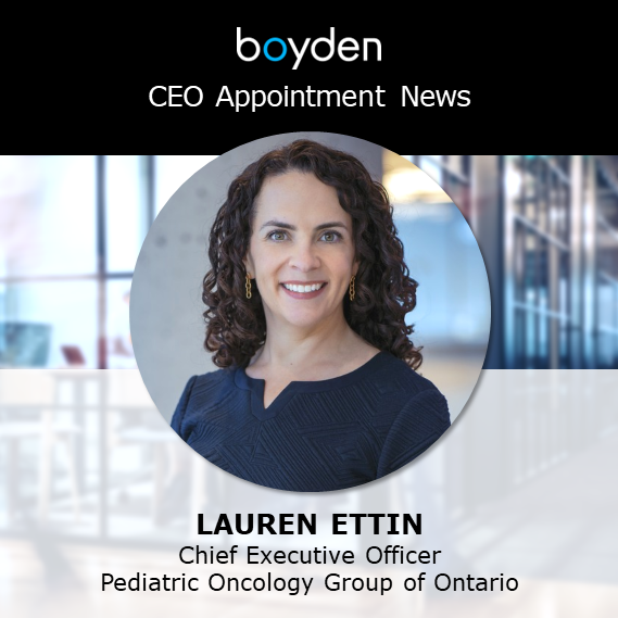 Pediatric Oncology Group of Ontario Welcomes New CEO - Executive Search ...