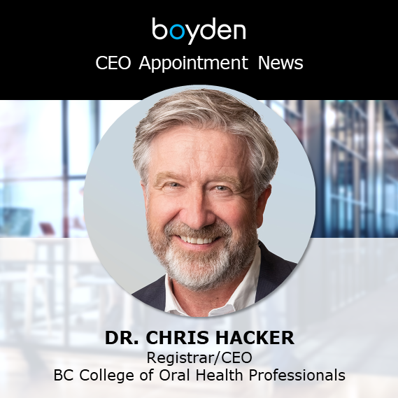 The Board of the BC College of Oral Health Professionals Appoints ...