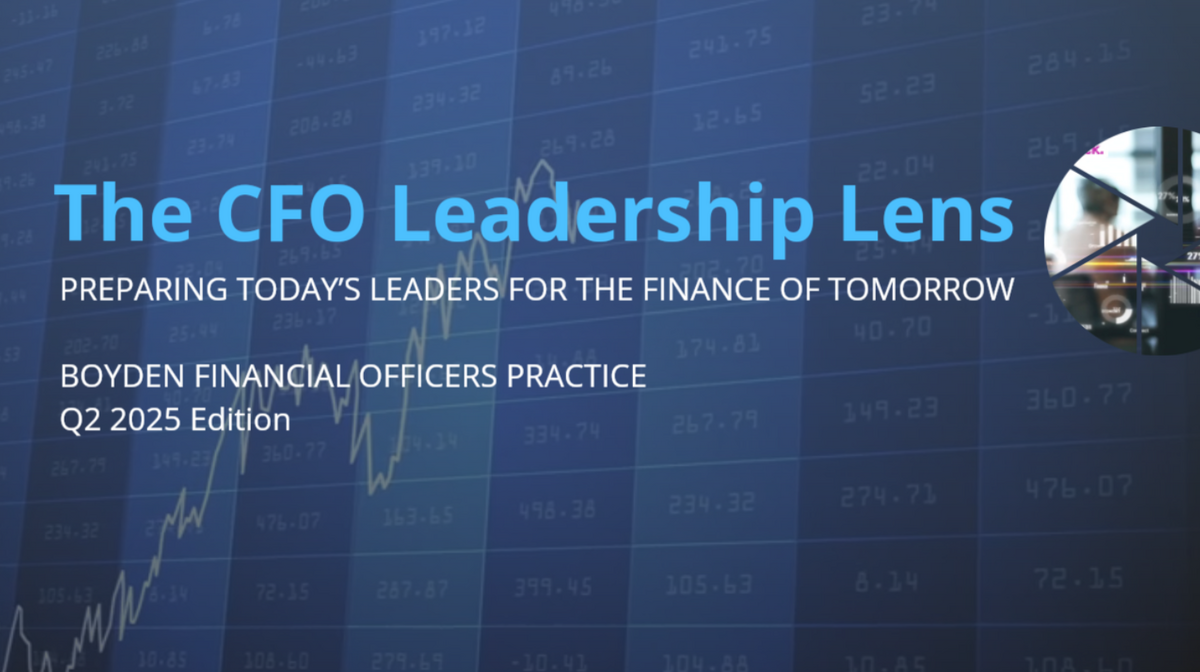The CFO Leadership Lens - Executive Search - Boyden