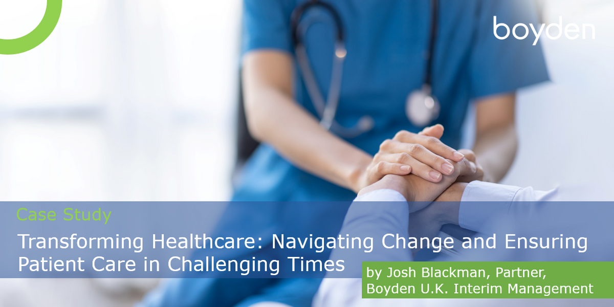 Transforming Healthcare: Navigating Change and Ensuring Patient Care in ...