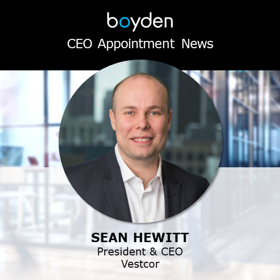 Vestcor Announces New President and CEO - Boyden